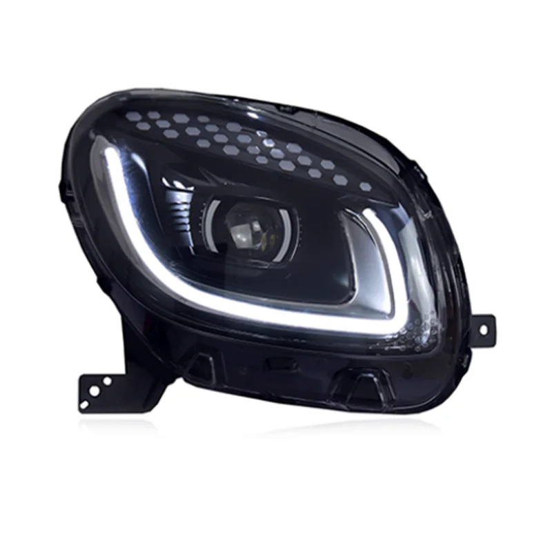 For Benz Smart 451 Head Lamp 2015-2018 Fog Lights Day Running Light Drl ...