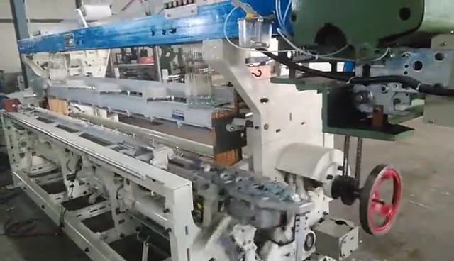 100% Cotton Towel Fabric Weaving Machine High Speed Terry Towel Rapier ...