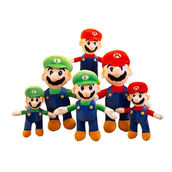 Hot Sale Red Mario Bros Plushie Toys 80cm Big Mario Stuffed Plush Doll ...