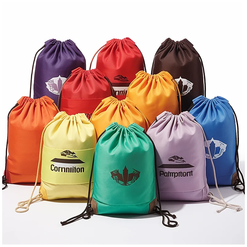 Wholesale Draw String Pouch Bag With Logo Designer Custom String ...