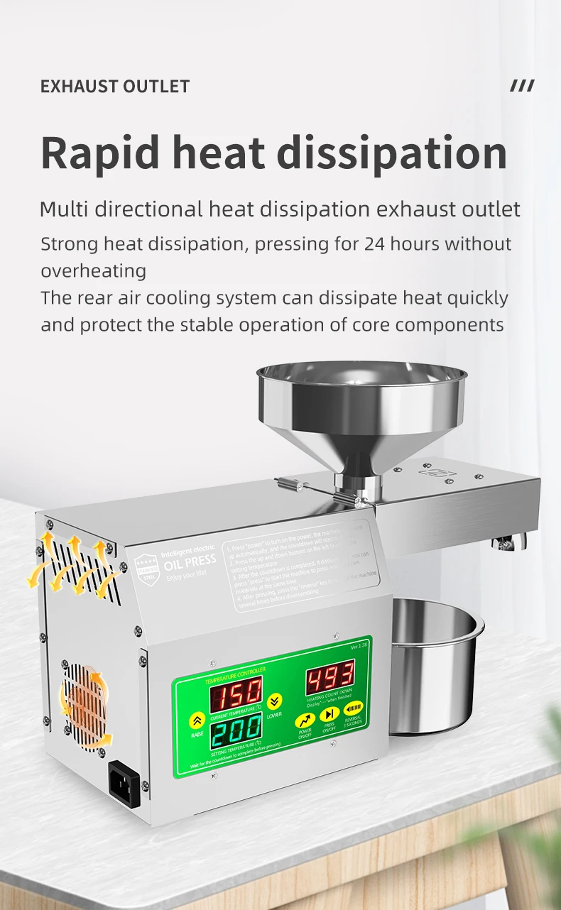 Hot Sale Small Cold Press Olive/coconut/walnut Oil Machine