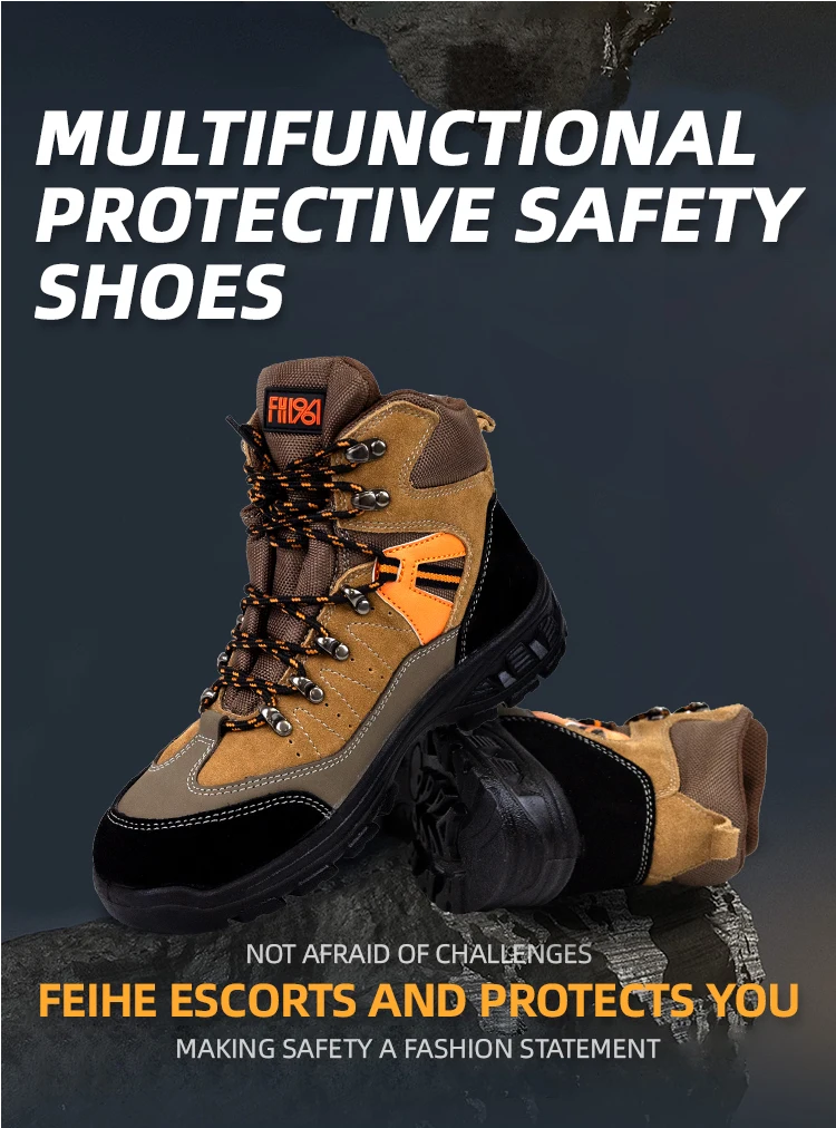 FH1961OEM Factory Multi-Functional Safety Shoes Steel Toe with Anti ...