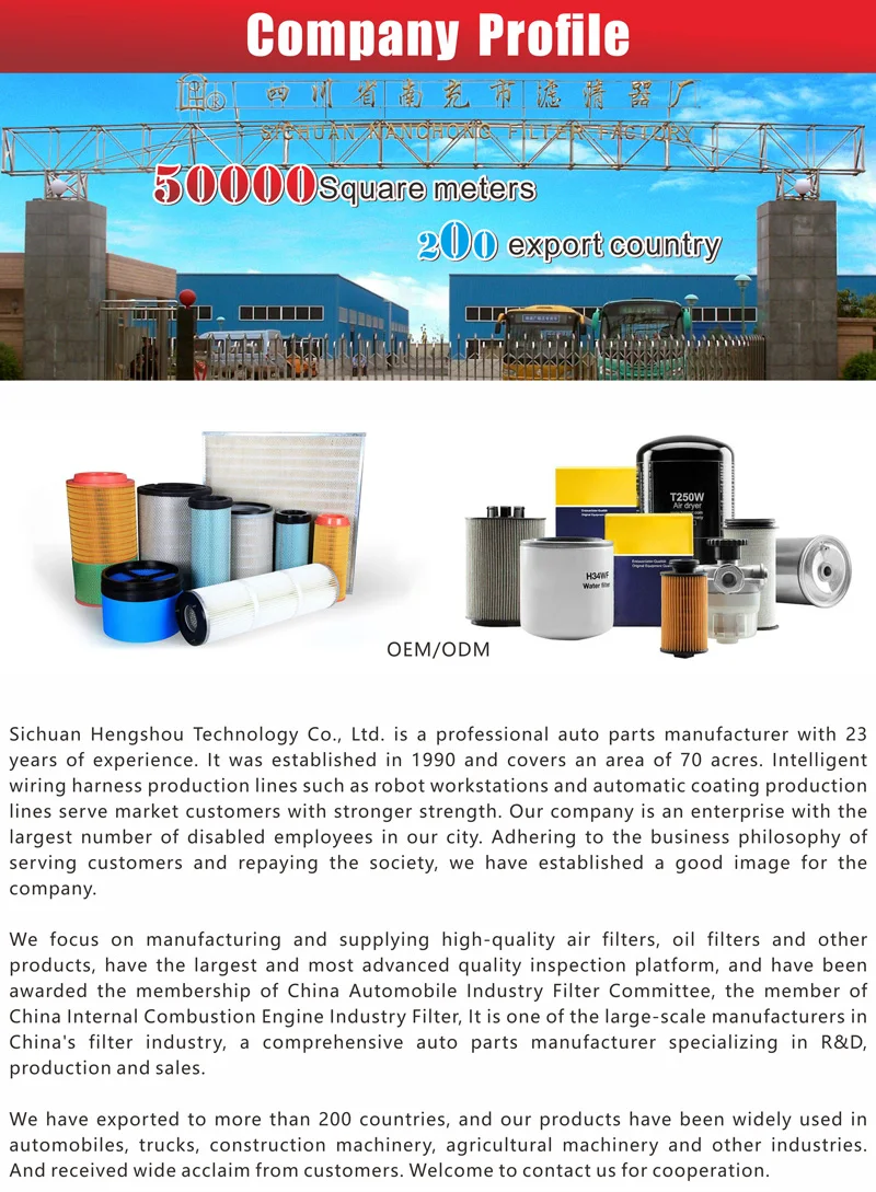 Truck Air Filter Element 1421021 1869992 1931042 1335679 2343432 ...