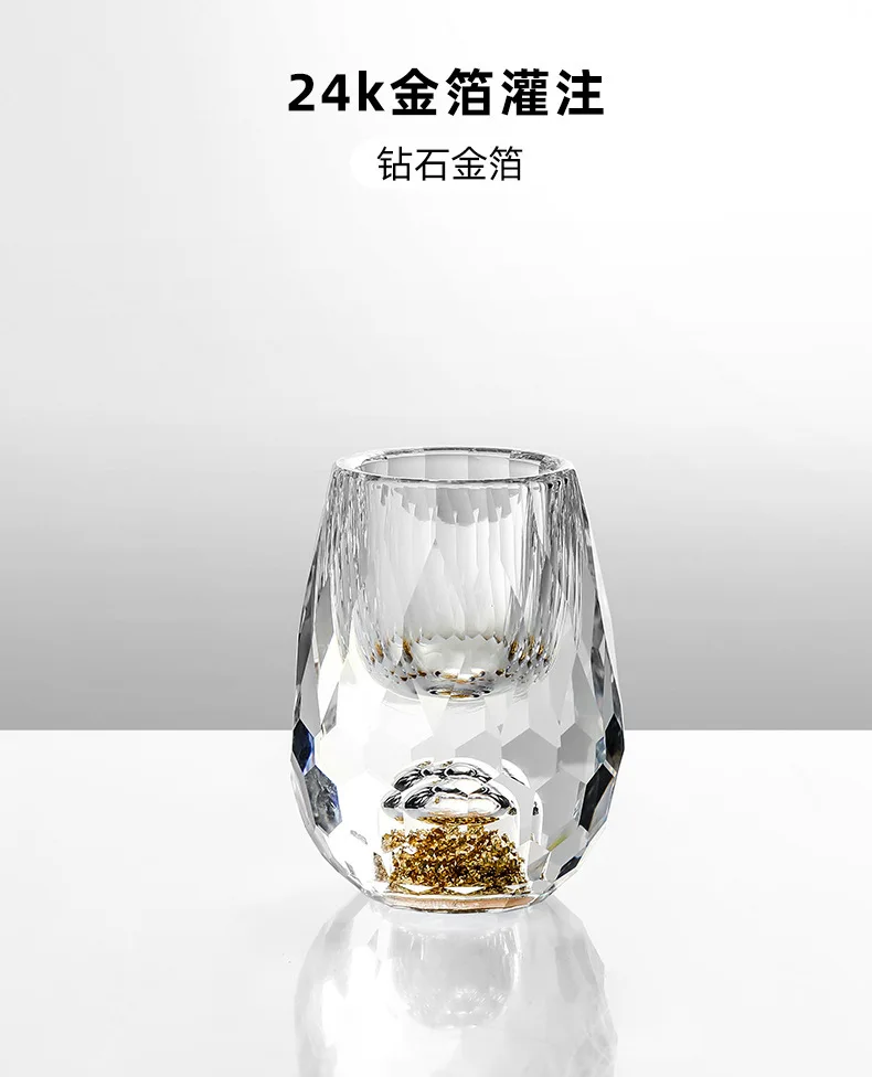 Luxury Style Mountain Kallaite Design Handmade Gold Foiled Tiny Shot ...