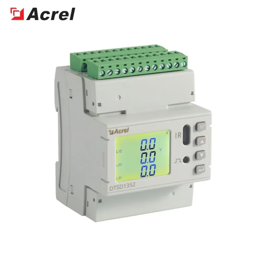 Acrel DTSD1352-4S Multi-circuits 35mm Din Rail Installed Power Meter Used in Cellular Base ...