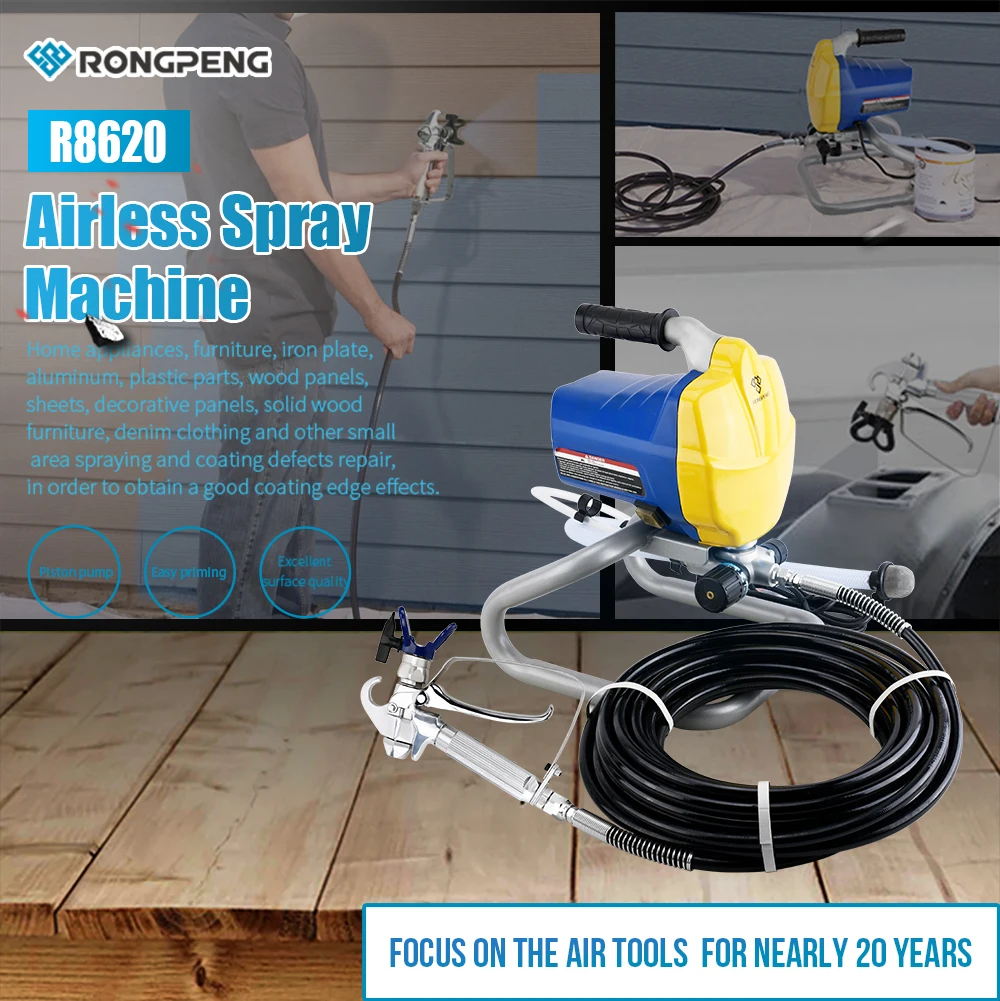 RONGPENG R8622 - 500W Airless Paint Sprayer for DIY Projects