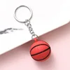 New Product Pvc Basketball Football Key Chain Rugby Key Ring Tennis ...