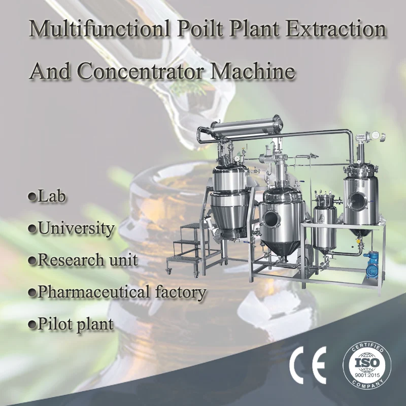 Stainless Steel Small Multifunctional Extraction Concentration Unit ...