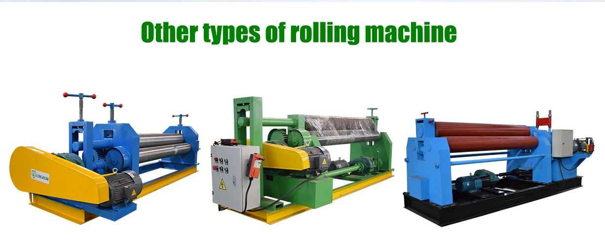 3 Rollers Electric Sheet Metal Rolling Machine - Longbow