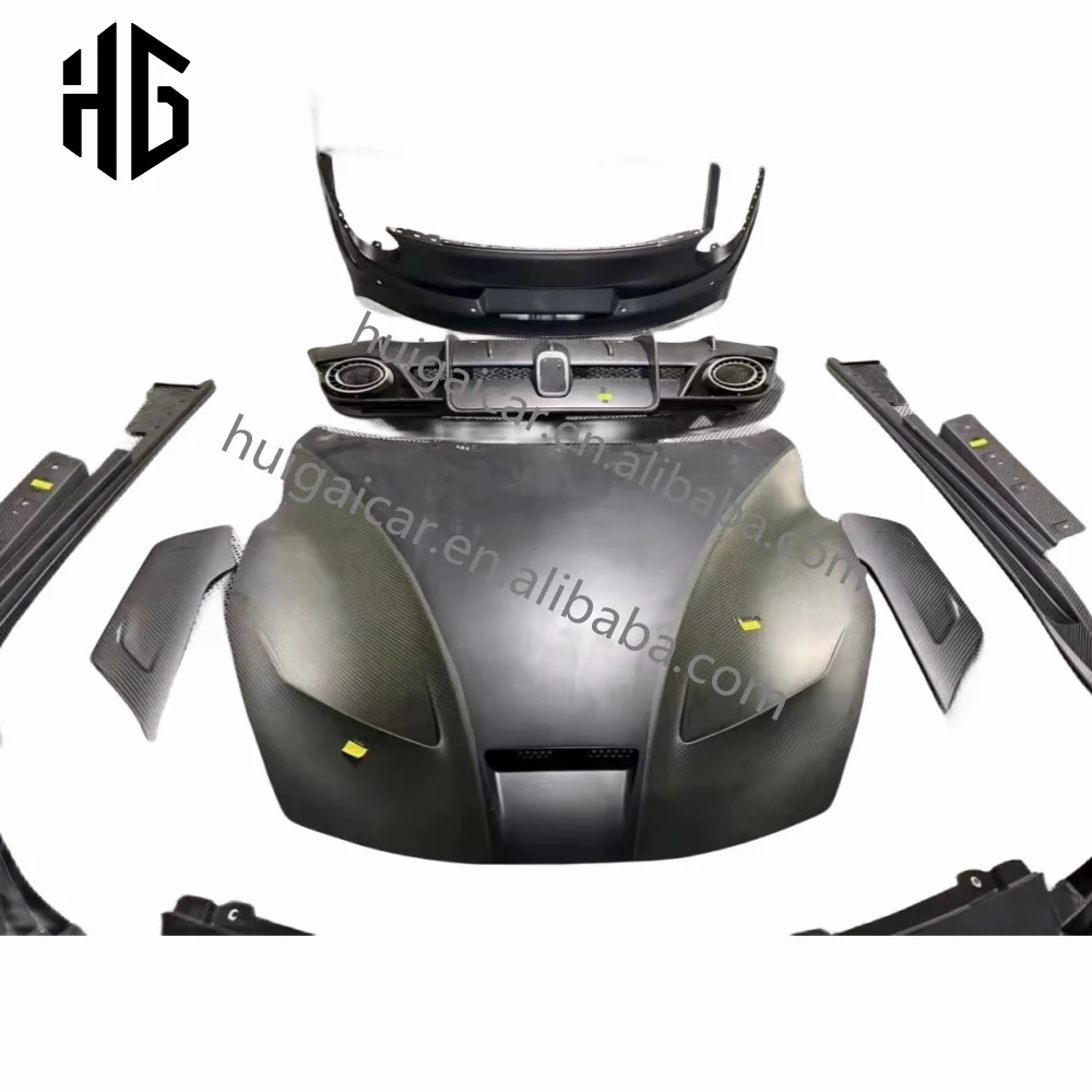 Msy Style Wide Body Kit Side Skirts Engine Hood for Ferrari F12 Front ...