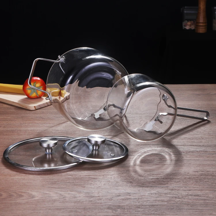 High Borosilicate Glass Cooking Pot Cookware Glass Milk Pot| Alibaba.com