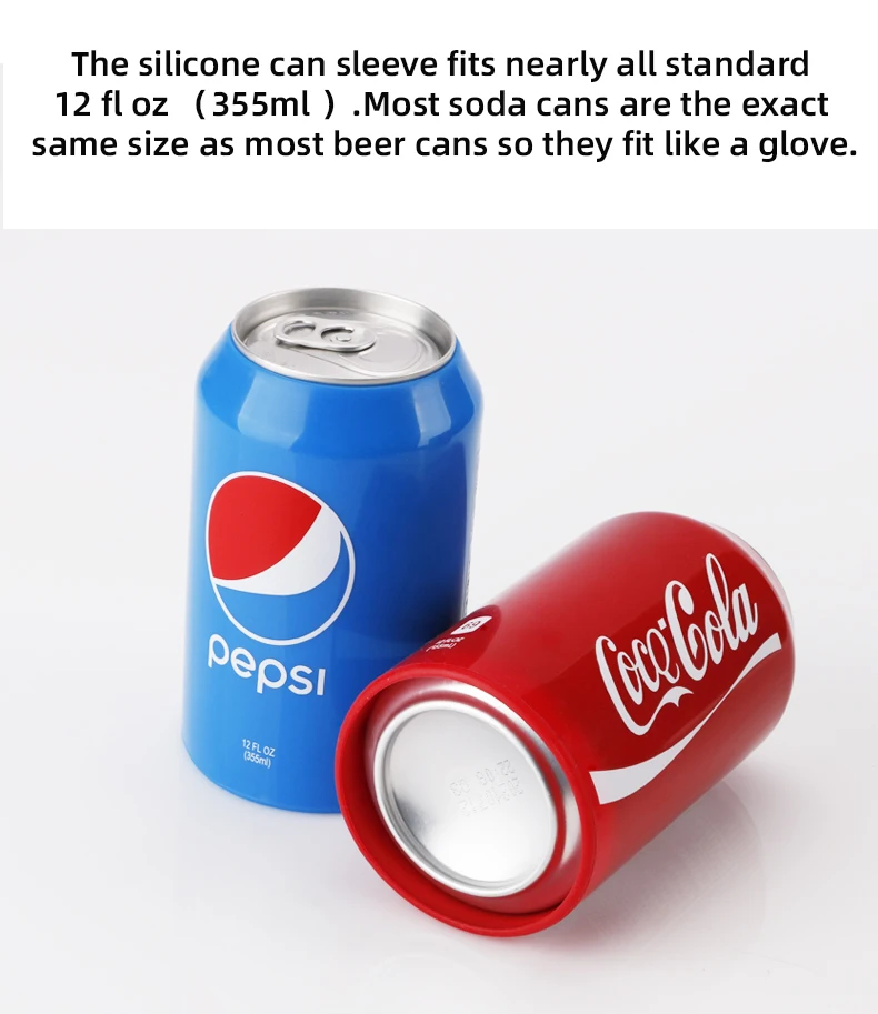 Leatchliving Beer Can Covers Silicone Sleeve Hide a Beer -Hide Your ...