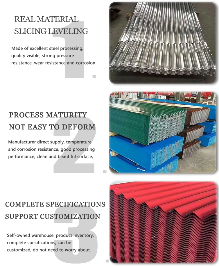 Cheap 26 Gauge Zinc Corrugated Roofing Sheet Color Coated Corrugated ...