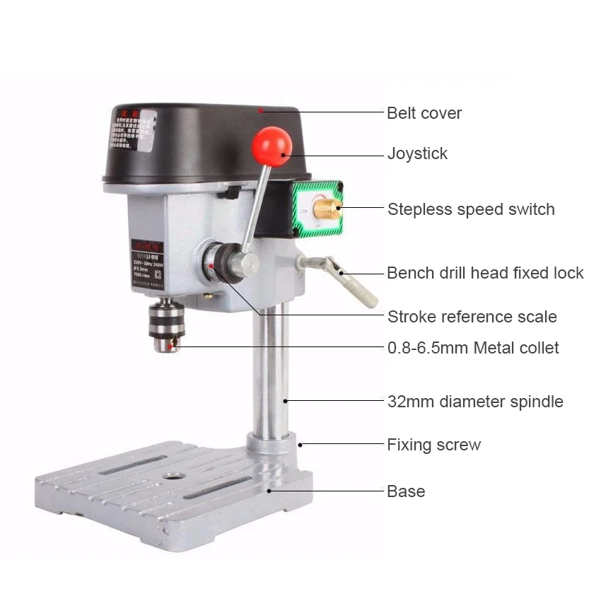 Wholesale 220 V Portable Mini Drill Press Machine - HAJET