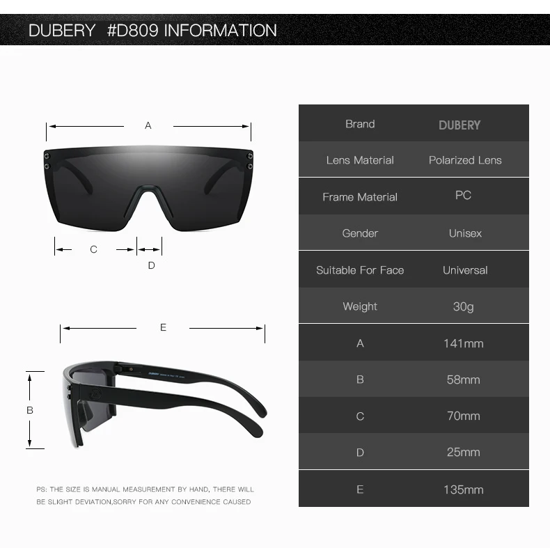 Dubery Shades Polarized Luxury Sunglasses Men 2023 Fashion Rimless ...
