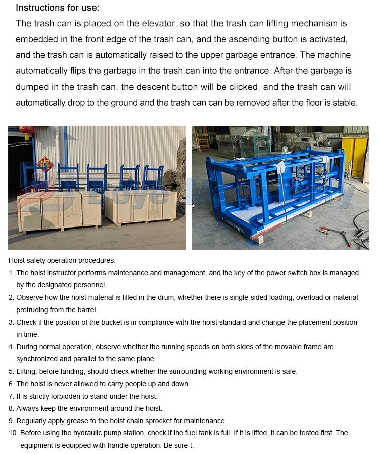 Trash Can Elevator Machine Lift Hoist Bin Lifter| Alibaba.com