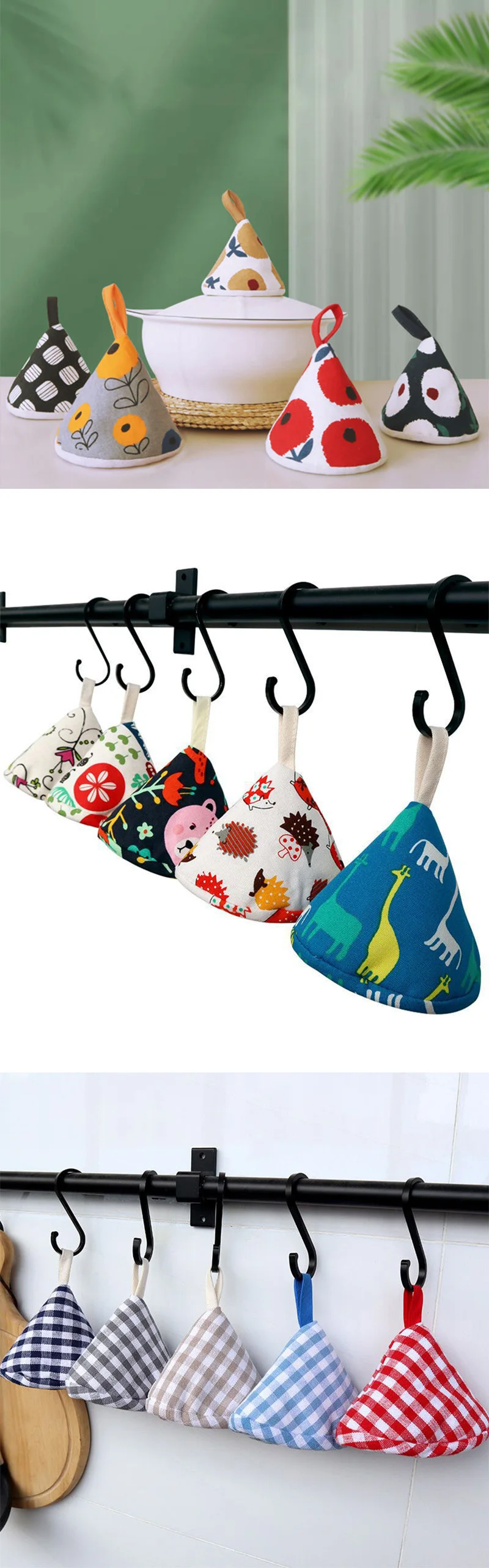 Triangle Pot Cap Kitchen Utensils Triangle Pot Cap Anti Scalding Pot ...