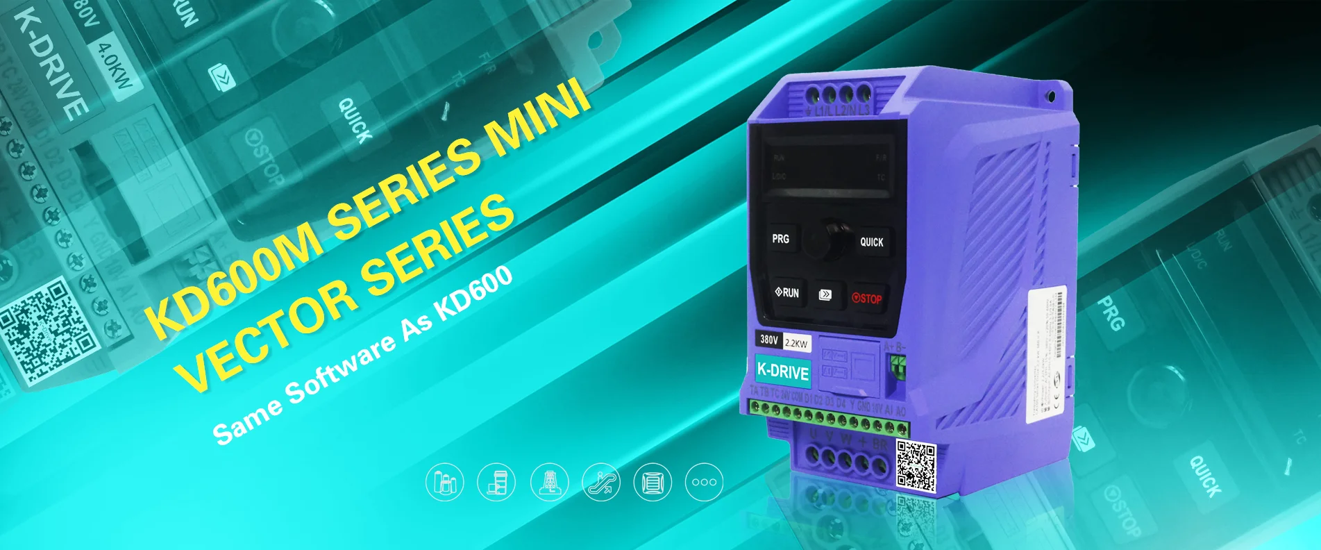 Mini VFD Inverter Frequency Converter 50 60 Hz AC Drive 0.4kw-5.5kw ...