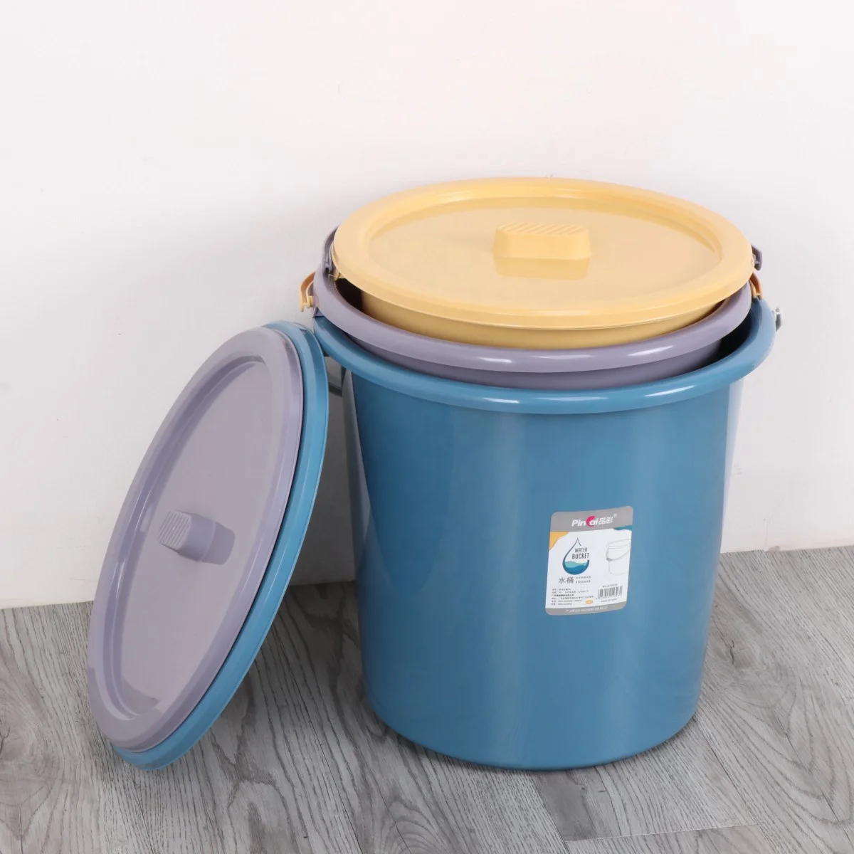 2023 New Arrival 17l 20l 24l Durable Water Pail Stackable Plastic Water ...