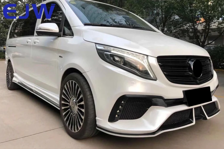 WALD Style Fiberglass Material W447 Car Bumper Body Kit Set for Merceds ...