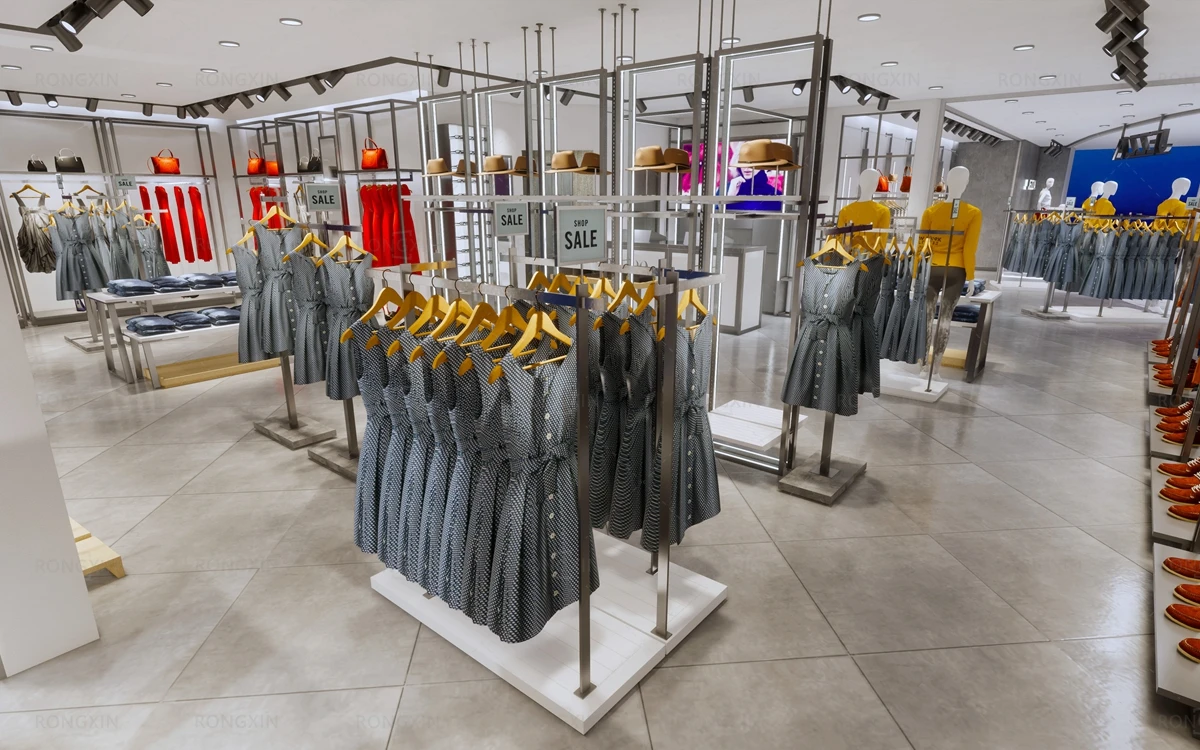 Boutique Shop Showcase Design Ideas for Clothing Shop Display Racks ...