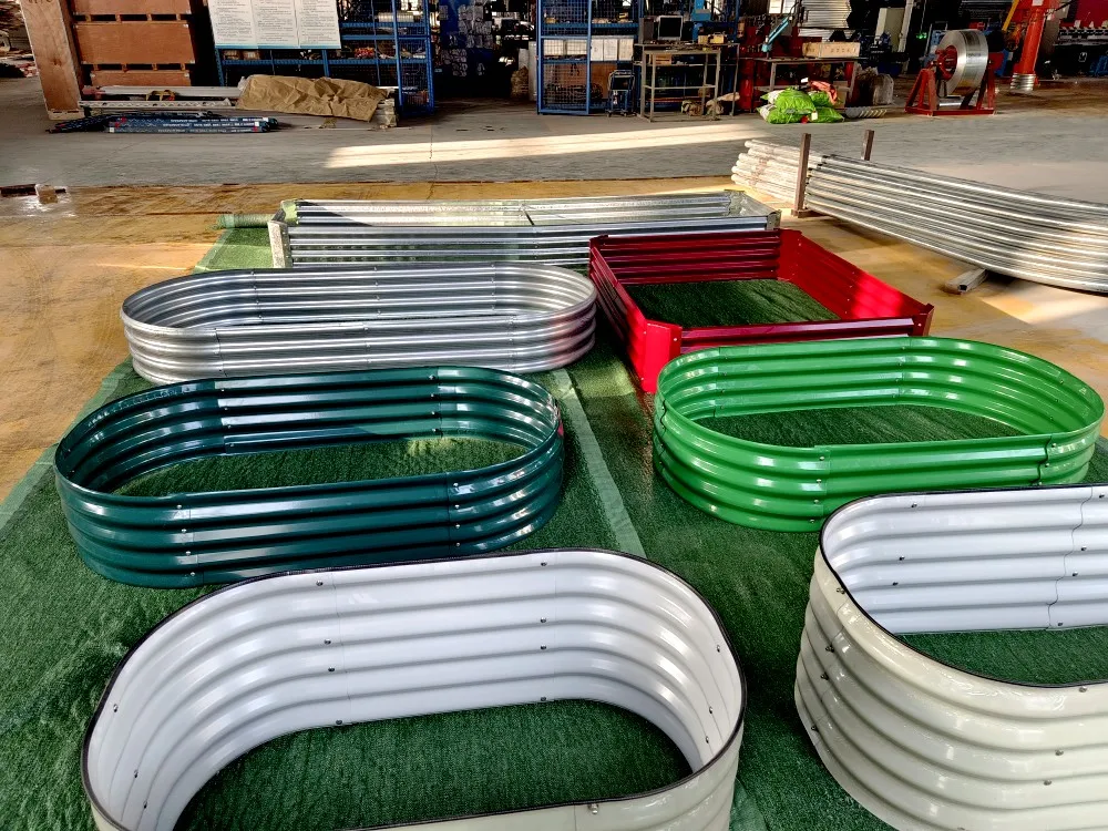 Garden Bed Galvanized Planting Box - Metal Raised Planter