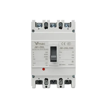 Vinac High Quality Mcb Mccb Elcb Plastic Shell Circuit Breaker Air Switch Breaker Ac400v 800v ...