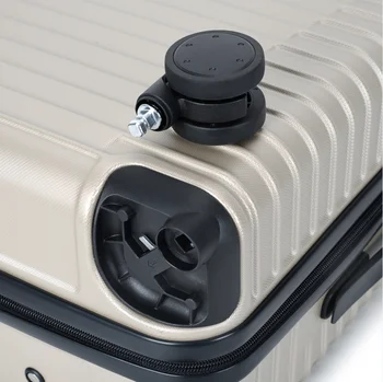 Removable Wheels Cabin Abs Pc Suitcase Luggage Easy To Install And Save ...
