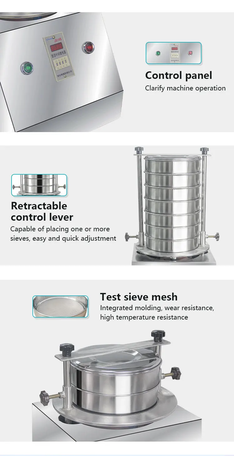 Laboratory Digital Sieve Shaker Sieve Rotary Vibrating Screen Sieve ...