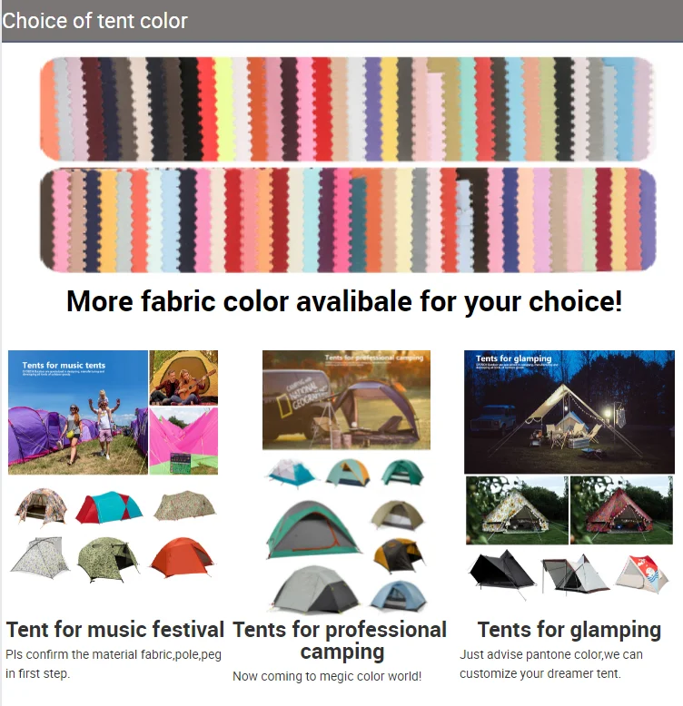 Factory Customized Logo With Your Drawing Outdoor Camp Tent Tarp Canopy ...