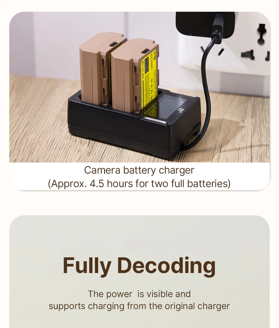 Ulanzi Unp-fz100 Rechargeable Lithium-ion Camera Battery Suitable For ...
