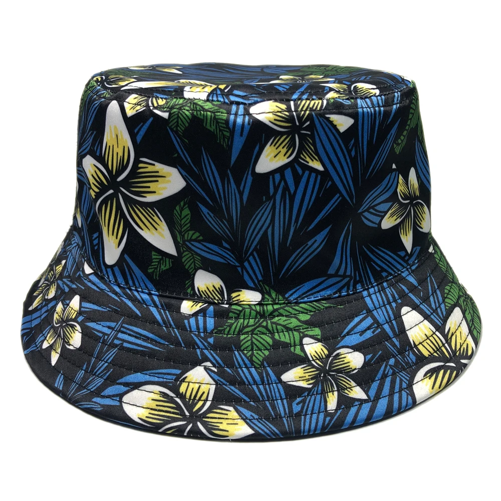 Oem Summer Outdoor Sun Protection Flowers Design Cap Woven Label ...