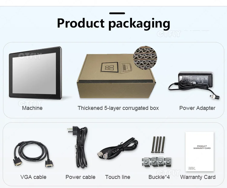 19 Inch Wide All In One Flat Fhd Ip65 Wall Mount Outdoor Touch Screen ...