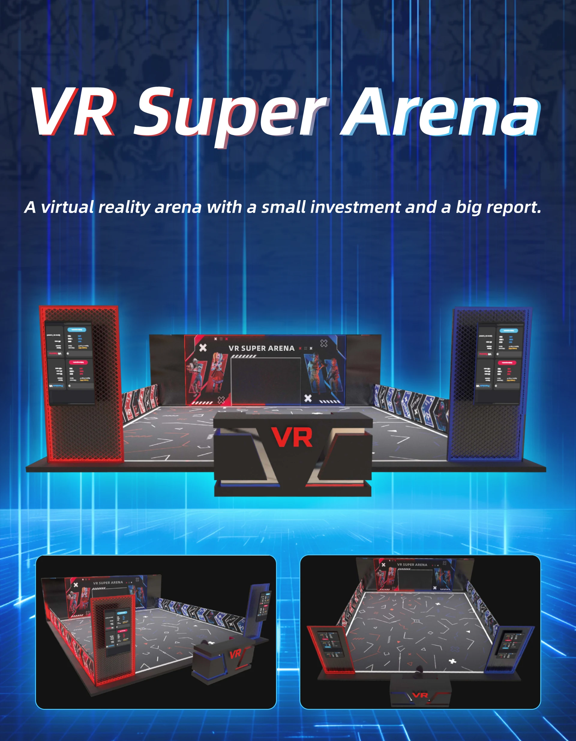 Funspaces 9D Vr Park Virtual Reality Devices Arena Shooting Simulator ...