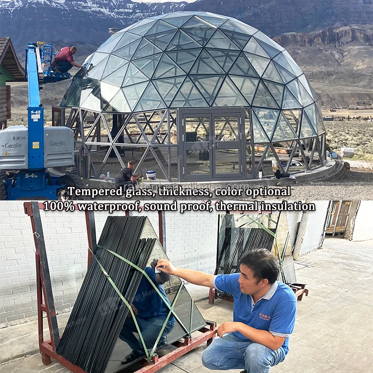 10m VR Dome with Geodesic Glass Dome Tent - Waterproof & Soundproof