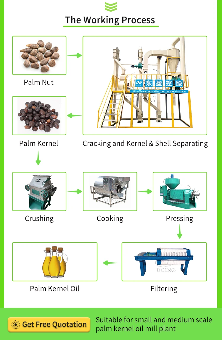 High Quality Palm Kernel Crusher And Palm Kernel Oil Pressing Line ...