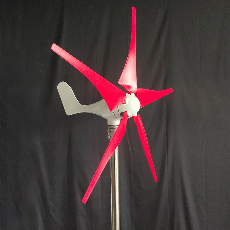 300w 12v 24v Horizontal Axis Wind Turbine Generator For Wind Solar ...