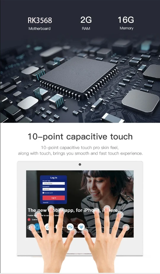 Rockchip Rk3568 Pcb Motherboard Ddr4 2g/4g Optional Support Android 11 ...