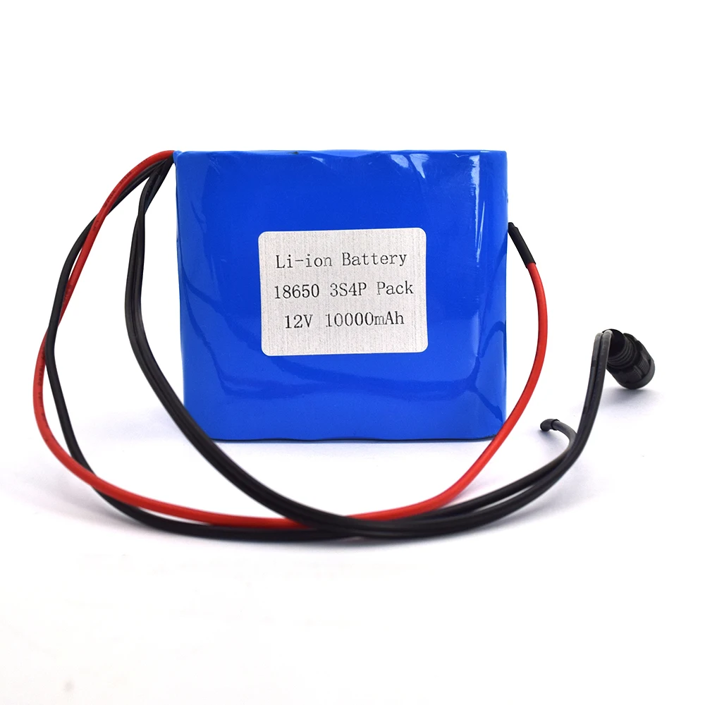 Li Ion Battery Pack High Power 3s4p 11.1v 10000mah 8800mah 18650 12v ...