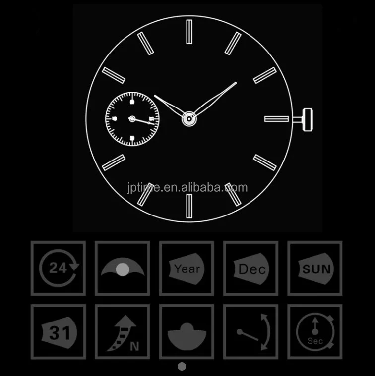 17 Jewel Hand Winding Mechanical ST3600 Seagull Watches Movement