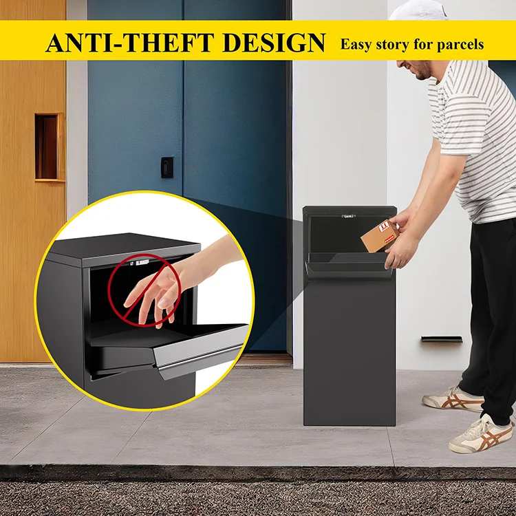 JH-Mech Package Delivery Boxes Lockable Extra Large Mailbox With ...