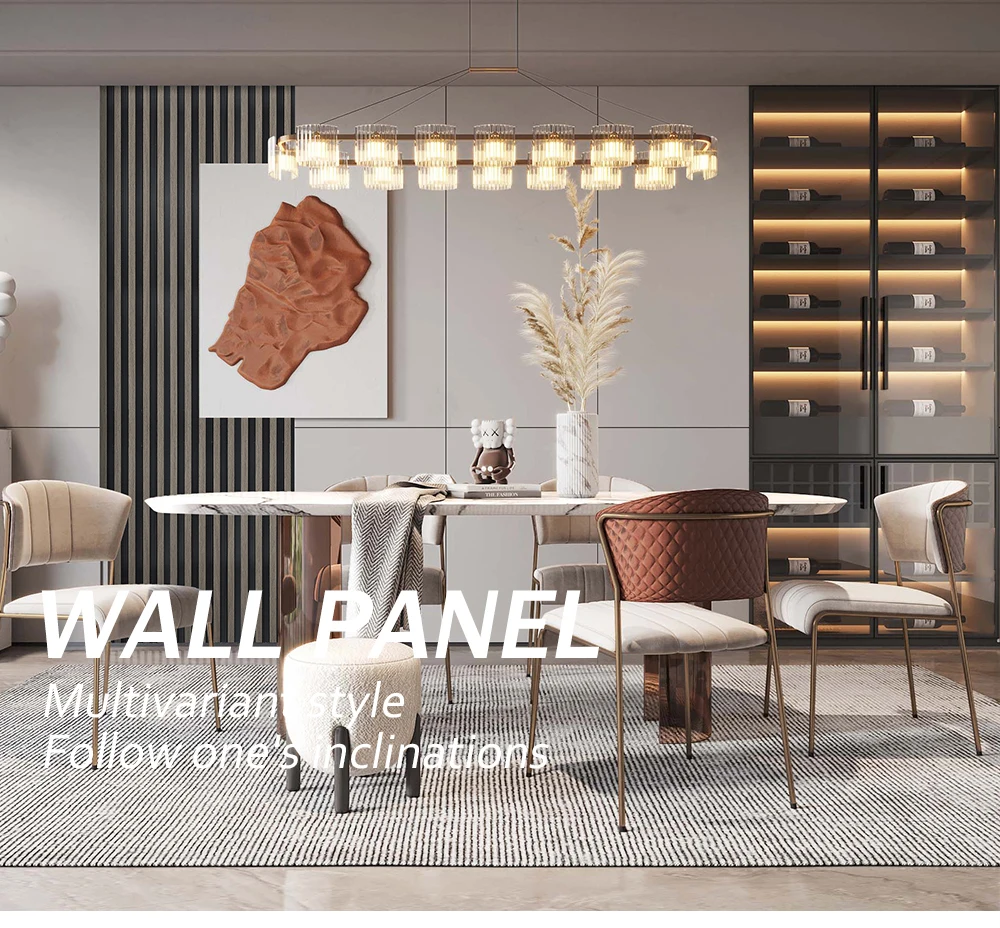 Luxury Waterproof Bathroom Decorative Wpc Wallpapers/wall Panels ...