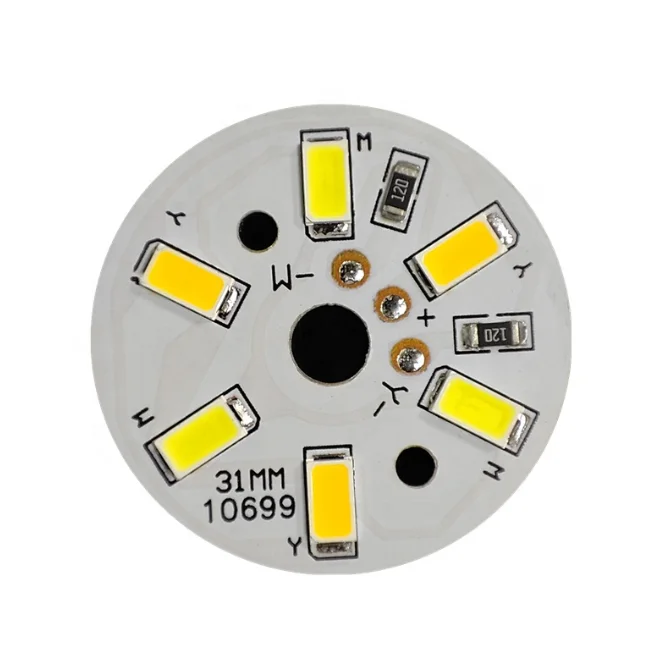 DC 5V 3W SMD5730 Chip Spotlight DIY Lighting Accessory 6-LED Pcb Board ...
