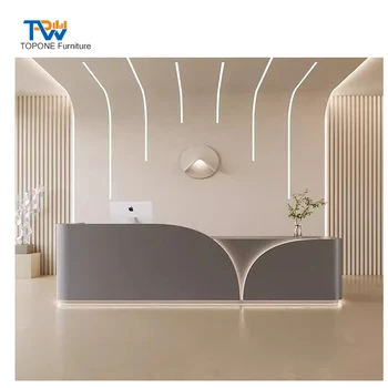 Reception Table Marble Uniform Design Office Clinic Beauty Salon ...