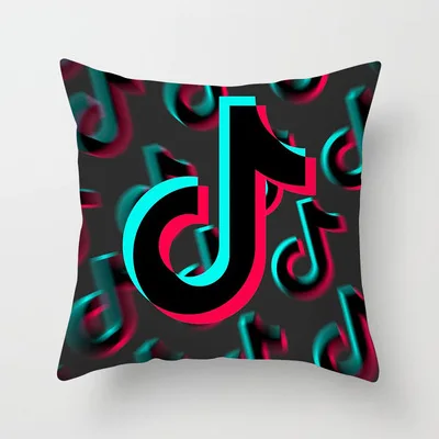 Impression Sur Taie - Custom Tiktok Logo Print Pillow Covers