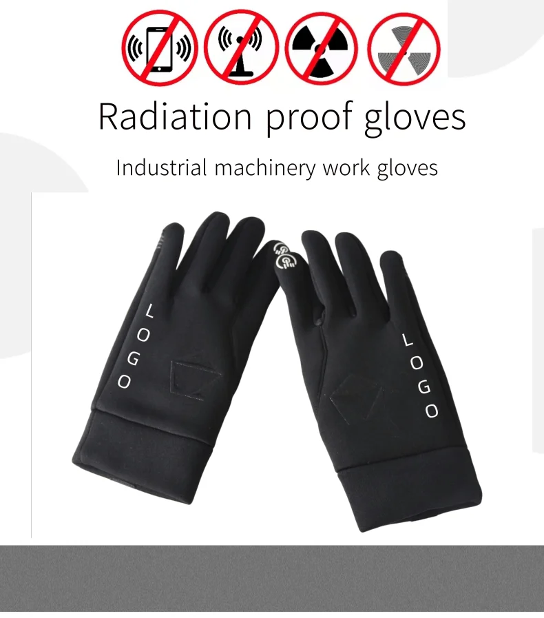 Anti Radiation Gloves with Silver Fiber Lining - EMF Protection