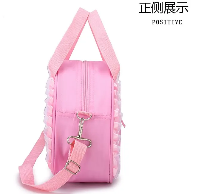 Custom Pink Dance Duffel Bag - Large Travel Gym Ballet Bag