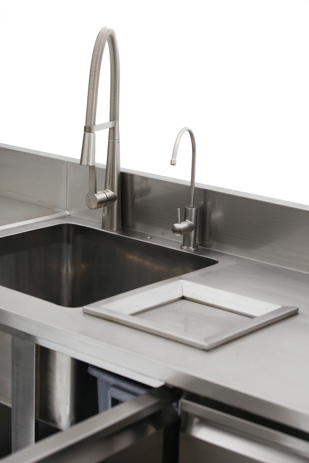 Stainless Steel Refrigerated bar Counter Restaurant Cocktail Station ...