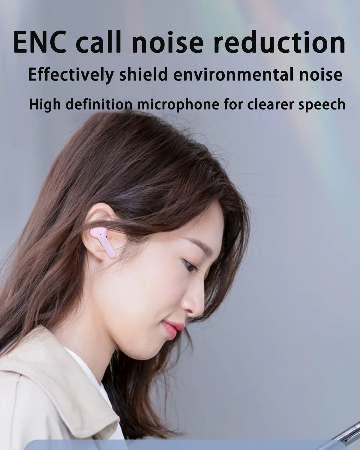 Air 31 TWS Earphones - Transparent Clear Crystal True Stereo