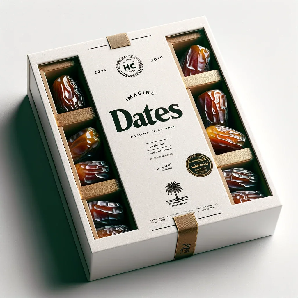 Recyclable Customized Saudi Arabian Dry Fruit Box Gift Boxes